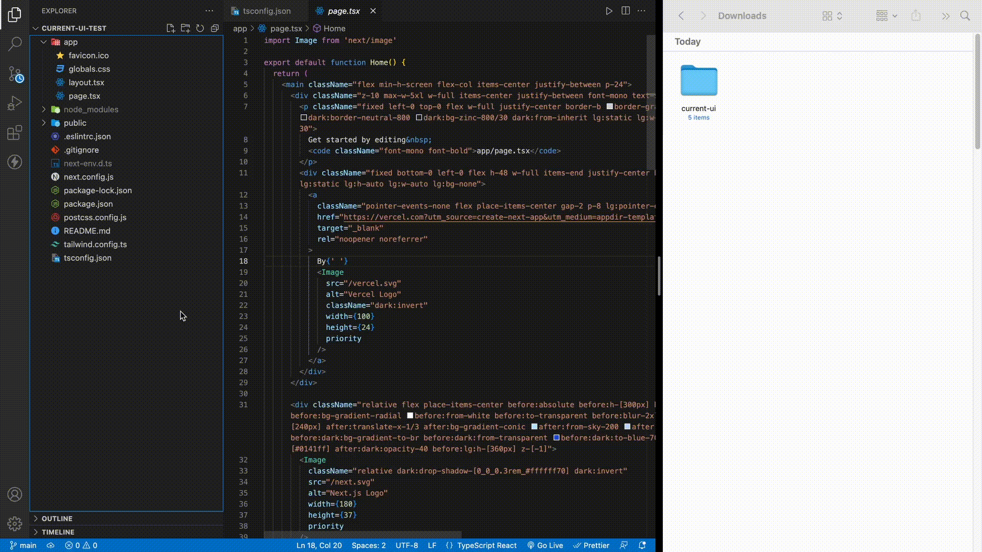 Getting Started - Current UI
